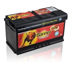 BANNER Running Bull, AGM 80 Ah Batteri
